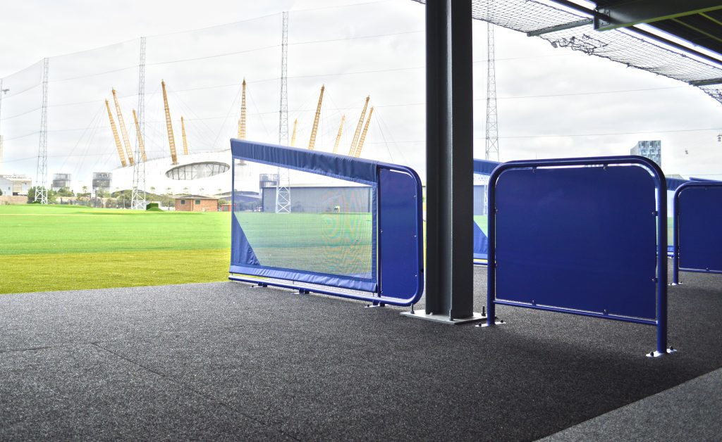 Range Master PVC Steel Framed Bay divider | Range Master Golf Services Ltd