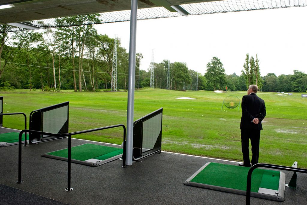 Range Master PVC Steel Framed Bay divider | Range Master Golf Services Ltd