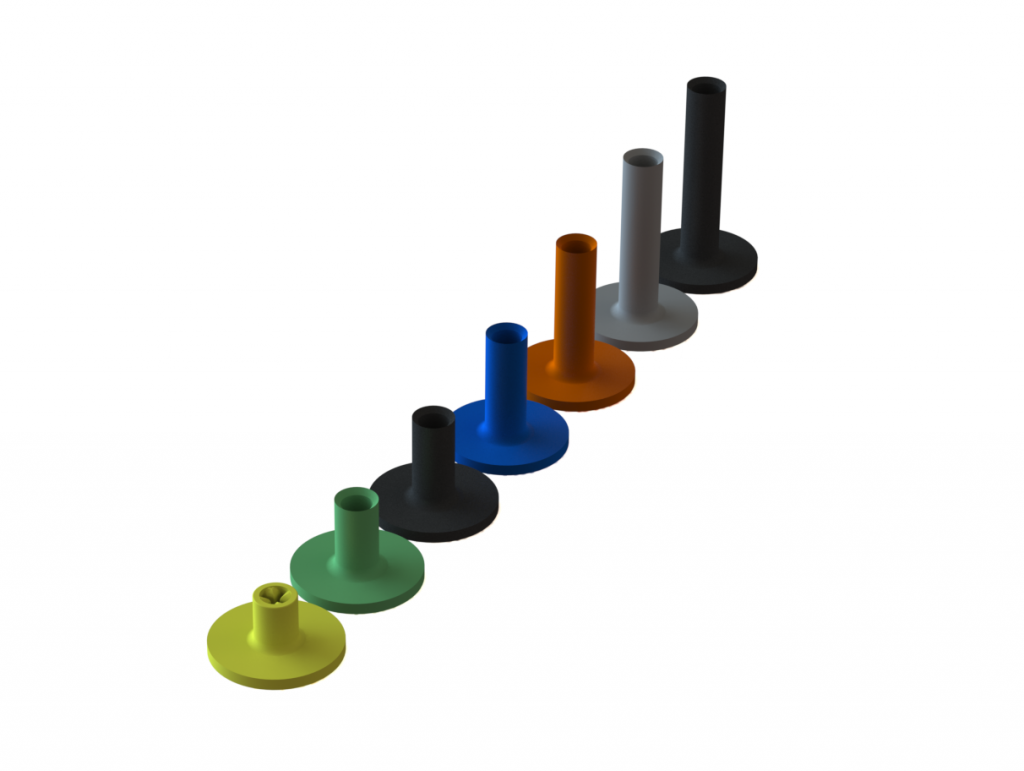 Range Master Premium Rubber Tees | Range Master Golf Services Ltd
