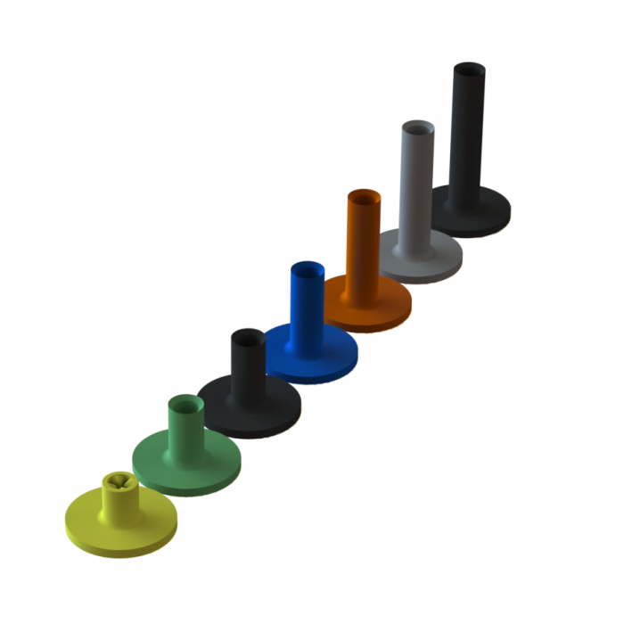 Range Master Premium Rubber Tees | Range Master Golf Services Ltd
